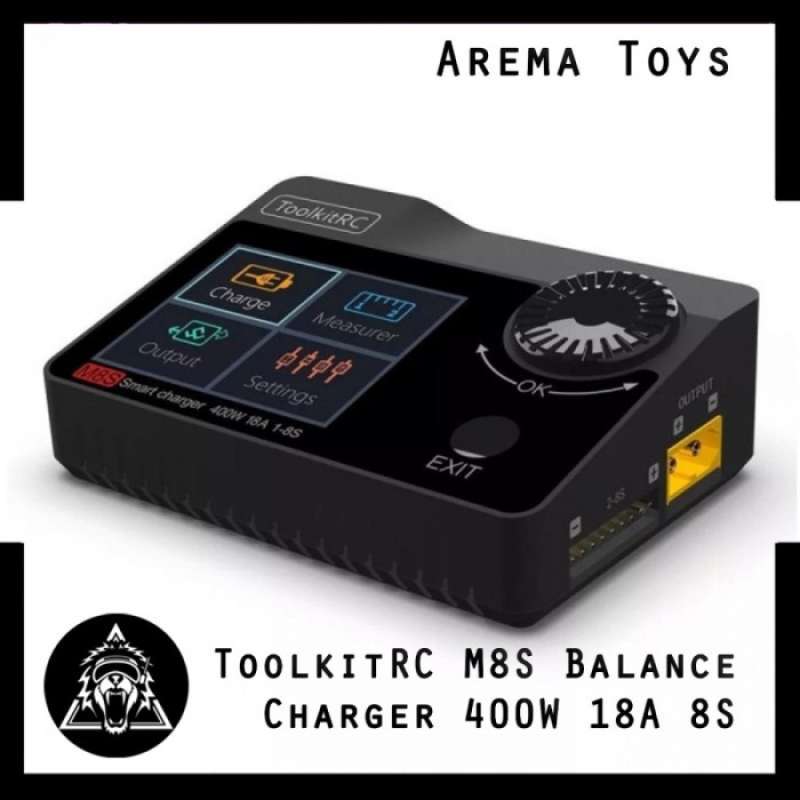 Jual Toolkitrc M8s Balance Charger 400w 18a 8s Lipo Battery Checker ...