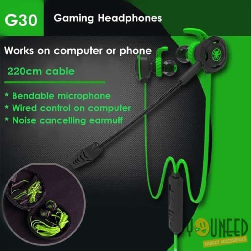 Promo 100% Produk Ori Plextone G30 Dual Microphone Gaming Headset ...