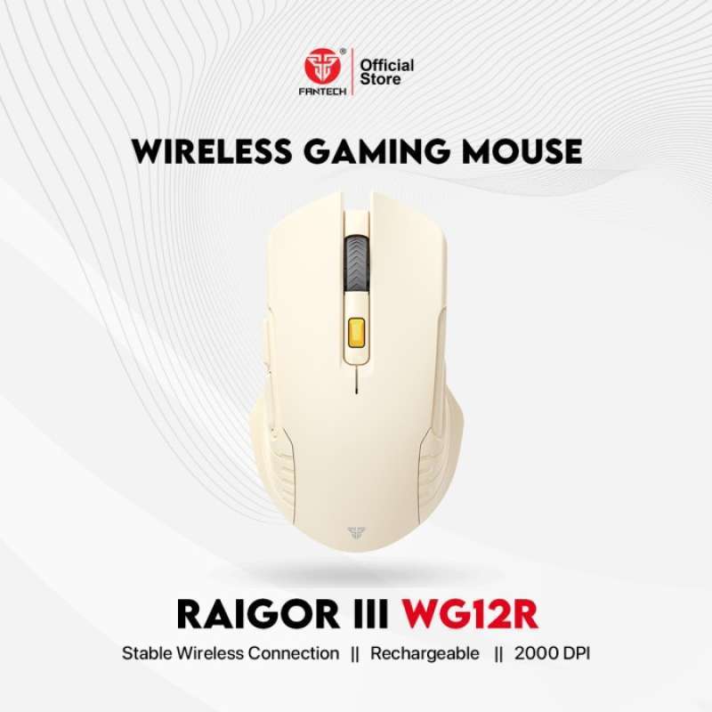 Jual Fantech Raigor Gen Iii Wg12r Rechargeable Mouse Wireless Gaming ...