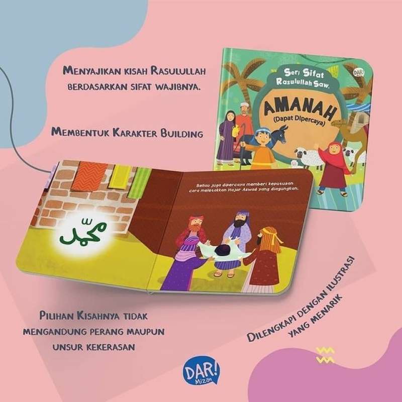 Promo Boardbook Seri Sifat Rasulullah Amanah / Fathanah / Shidiq ...