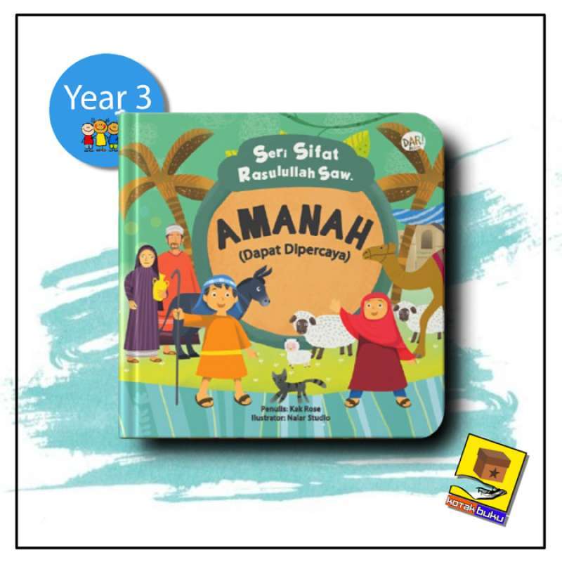 Promo Boardbook Seri Sifat Rasulullah Amanah / Fathanah / Shidiq ...