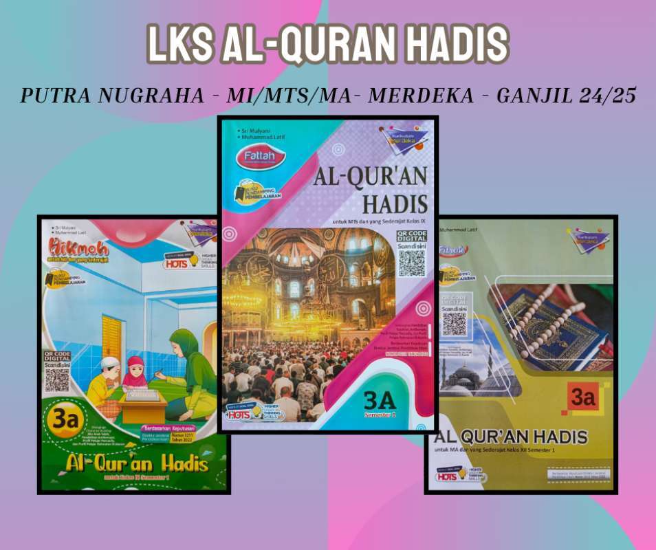 Jual Buku Lks Al-quran Hadis Putra Nugraha Mi Mts Ma Kma 3211 Merdeka Ganjil 2024/2025 ...