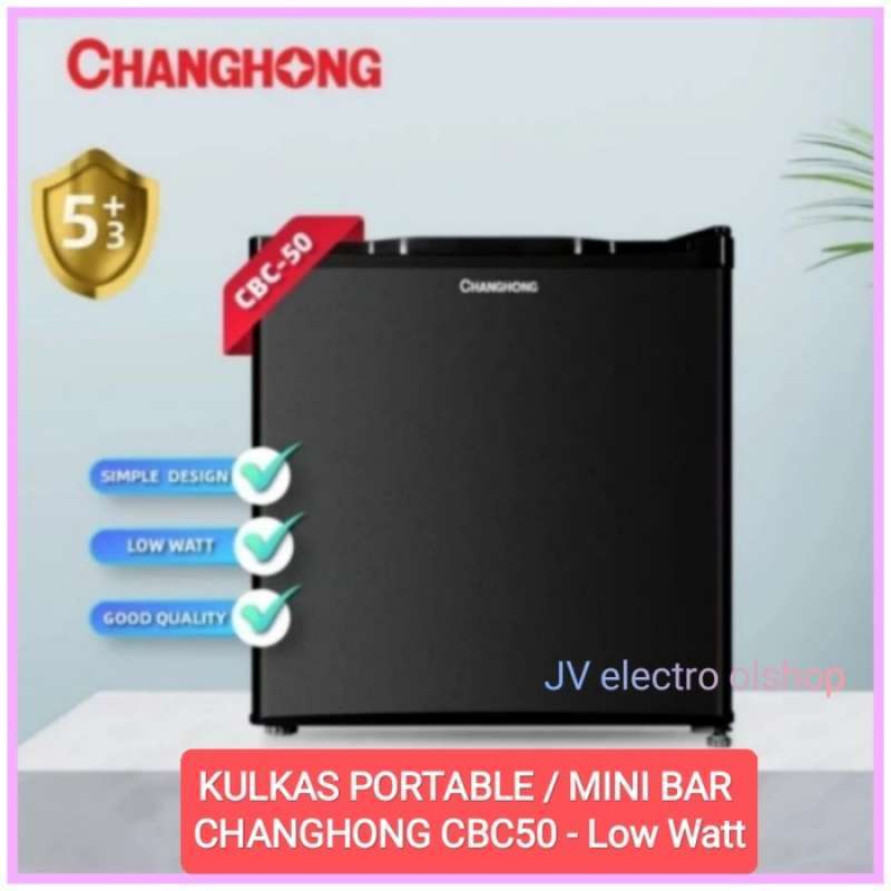 Promo Kulkas Mini Bar Changhong Cbc50 / Kulkas Portable - Lemari Es ...