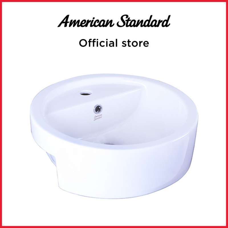 Promo American Standard Wastafel Tanam Meja - Round Semi Countertop ...
