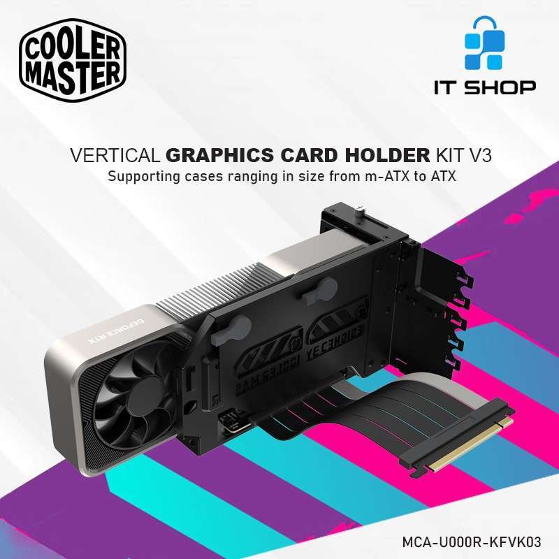 Jual Cooler Master Vertical Graphics Card Holder Kit V3 Black Di Seller ...