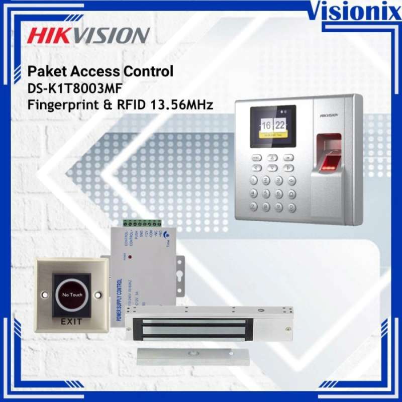 Promo Paket Access Door Lock Fingerprint Hikvision Ds-k1t8003mf Diskon ...