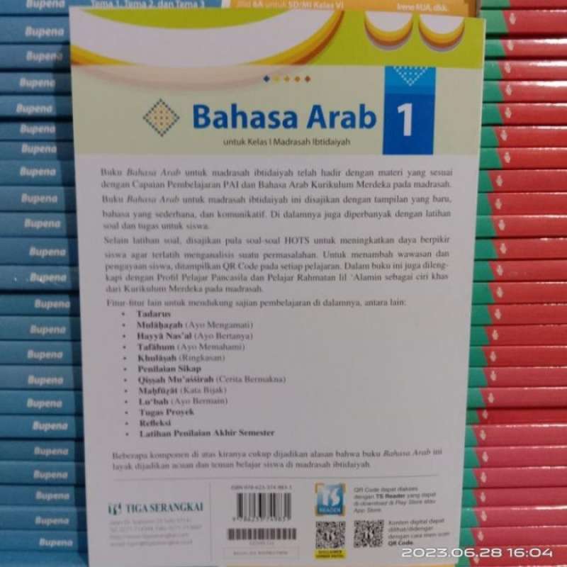 Jual Buku Bahasa Arab Kelas 1 Mi Kurikulum Merdeka Akm Hots Aqila Di Seller Noelle - Cengkareng ...