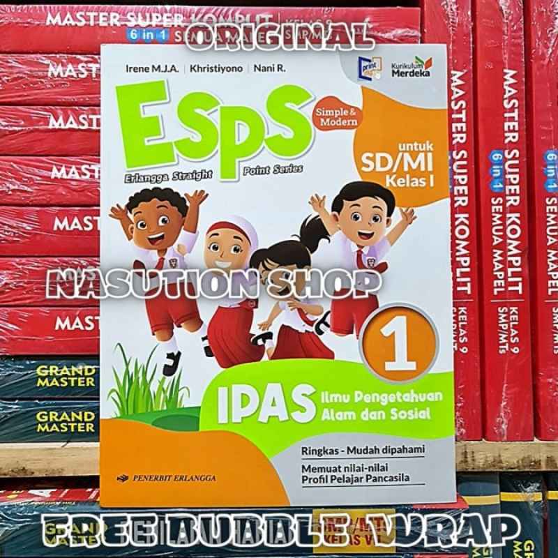 Jual Buku Esps Ipas Untuk Kelas 1 Sd/mi Erlangga Kurikulum Merdeka Original Di Seller Noelle ...