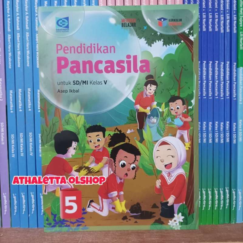 Jual Buku Pendidikan Pancasila Kelas 1 2 3 4 5 6 Sd/mi Kurmer Grafindo Di Seller Sangninja ...