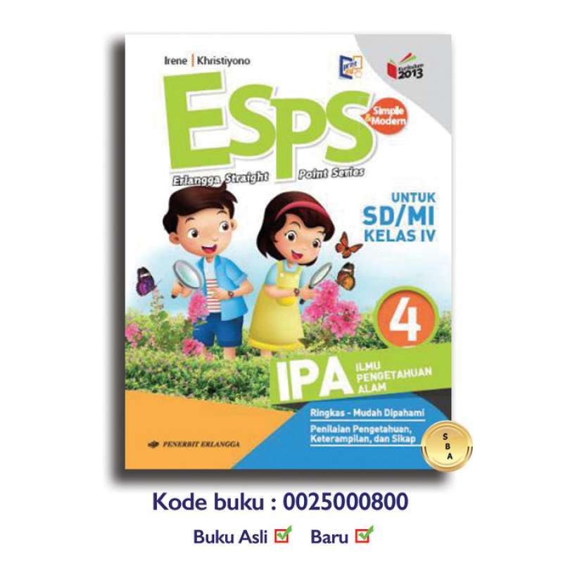 Jual Buku Esps Sd Kelas 4 5 6 Ipa Ips Matematika Bahasa Ppkn K13n ...