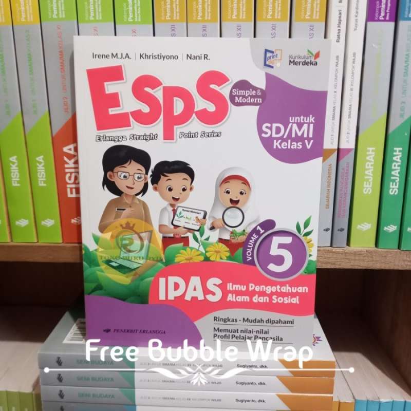 Jual Buku Esps Ipas Kelas 5 Sd Volume 1 Kurikulum Merdeka Erlangga Di Seller Noelle - Cengkareng ...