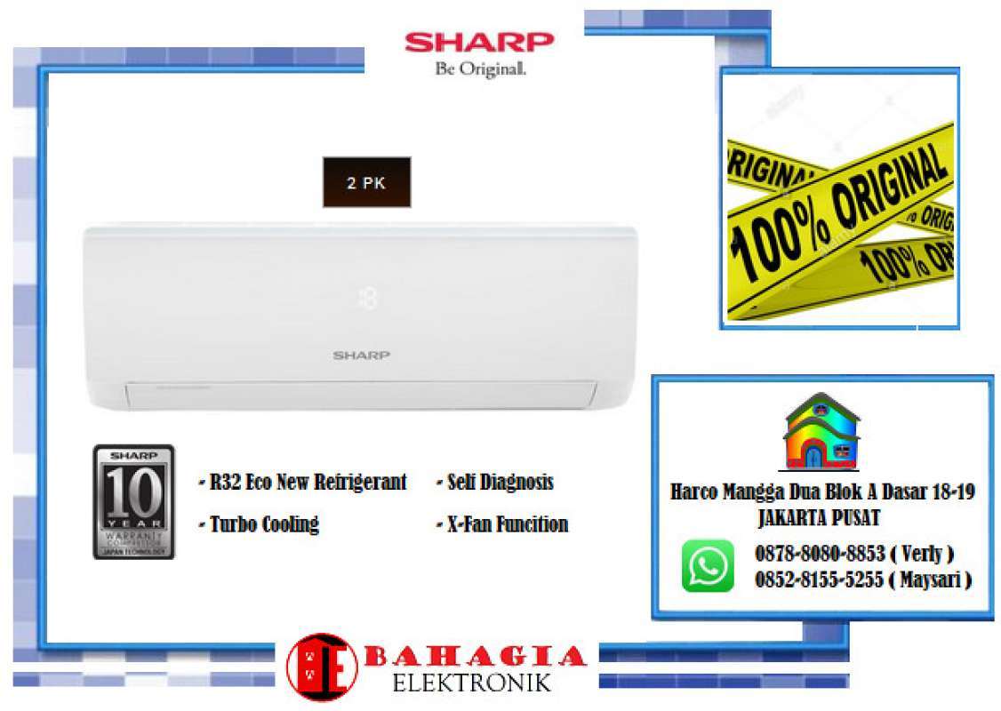 Promo Sharp Ac Ah-a18ucy Diskon 1% Di Seller Kaniarts Market ...