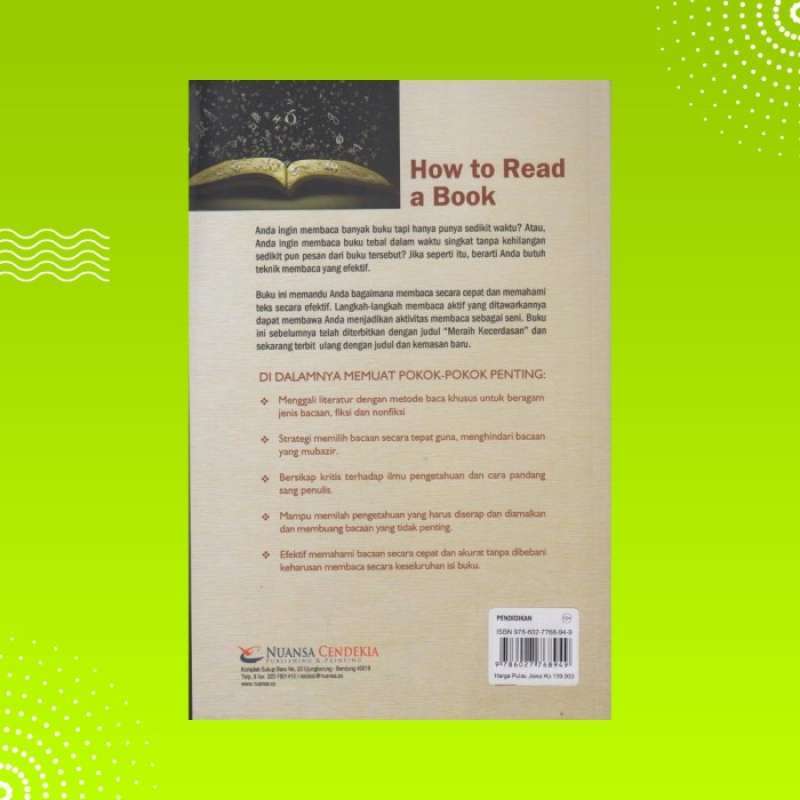 Jual How To Read A Book: Seni Membaca Dan Memahami Beragam Jenis Bacaa ...