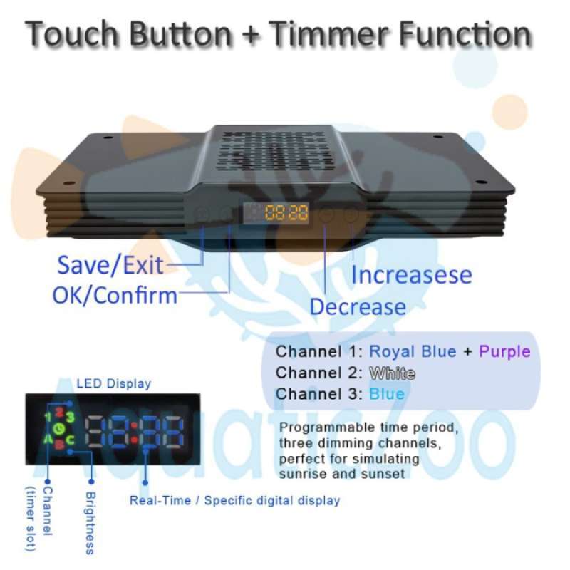 Promo Spectra Aqua Knight V3 Aquaknight Lampu Aquarium Led Marine 60w ...