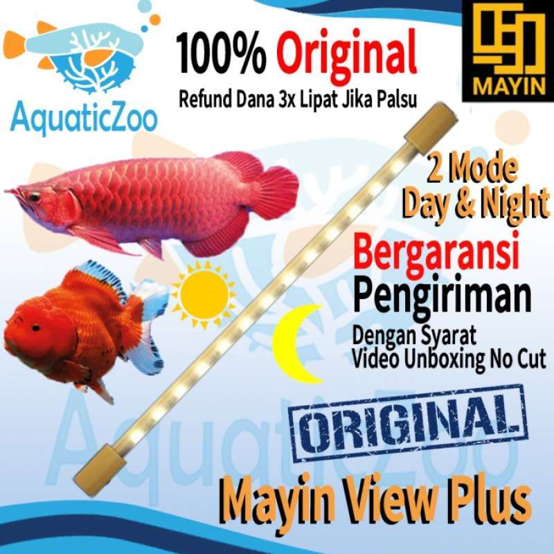 Promo Mayin View Plus Lamp Celup Mayin Lampu Ikan Arowana Arwana ...