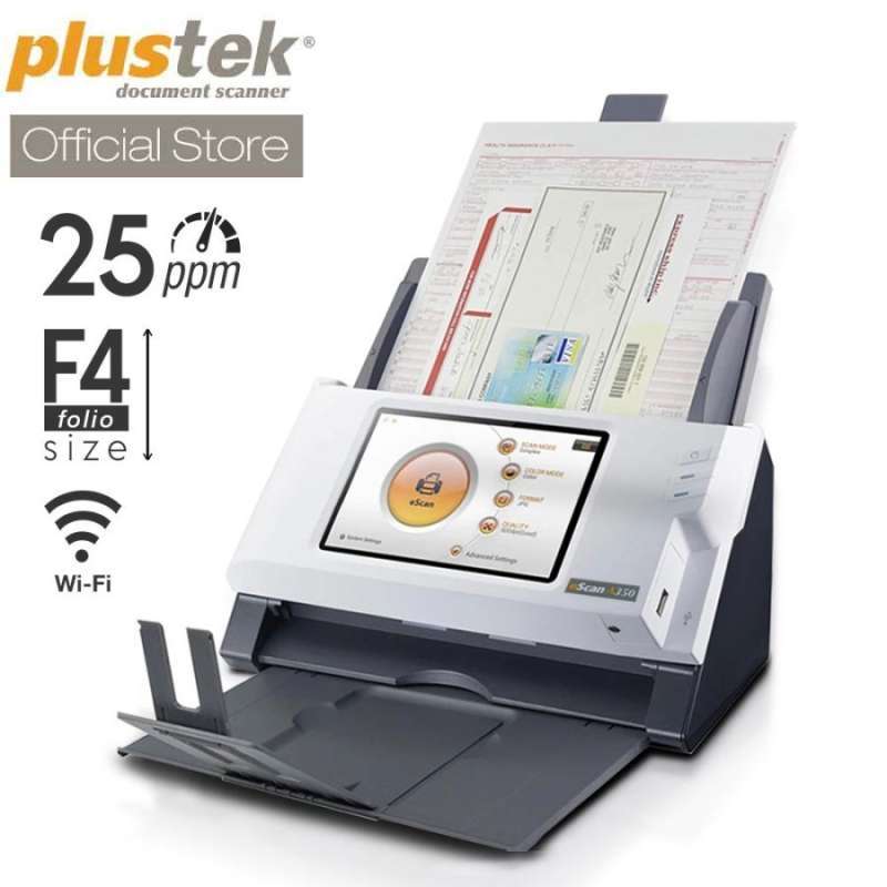 Jual Plustek Scanner Escan A350 Wifi-network Di Seller Raja It Surabaya ...