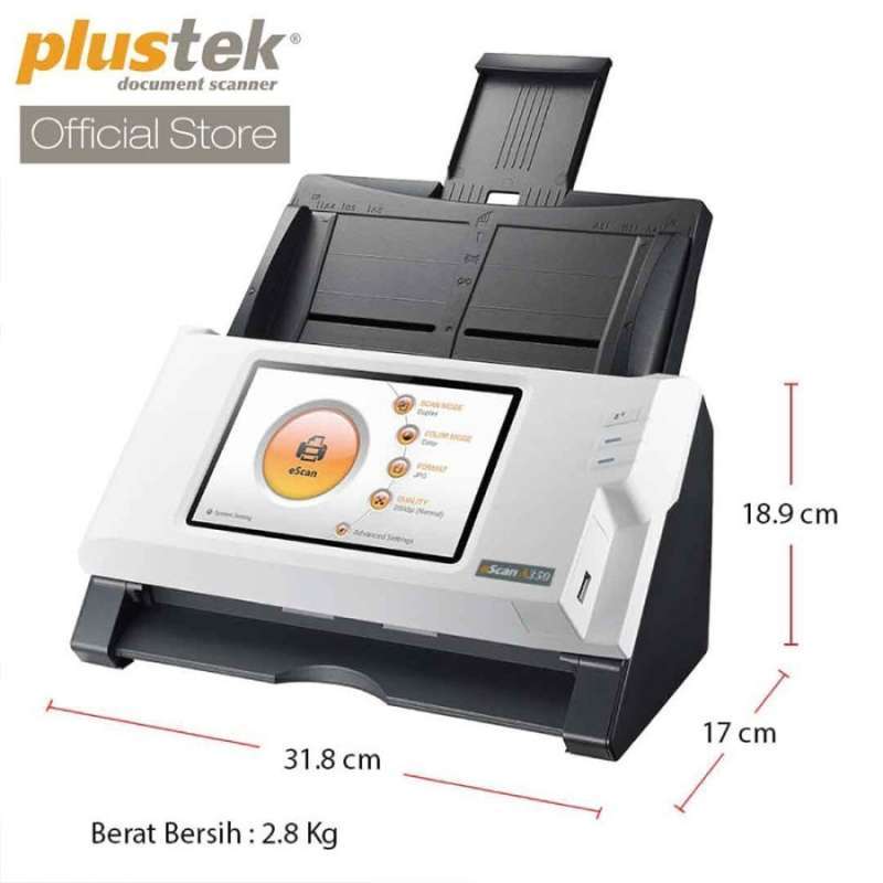 Jual Plustek Scanner Escan A350 Wifi-network Di Seller Raja It Surabaya - Rangkah-2, Kota ...