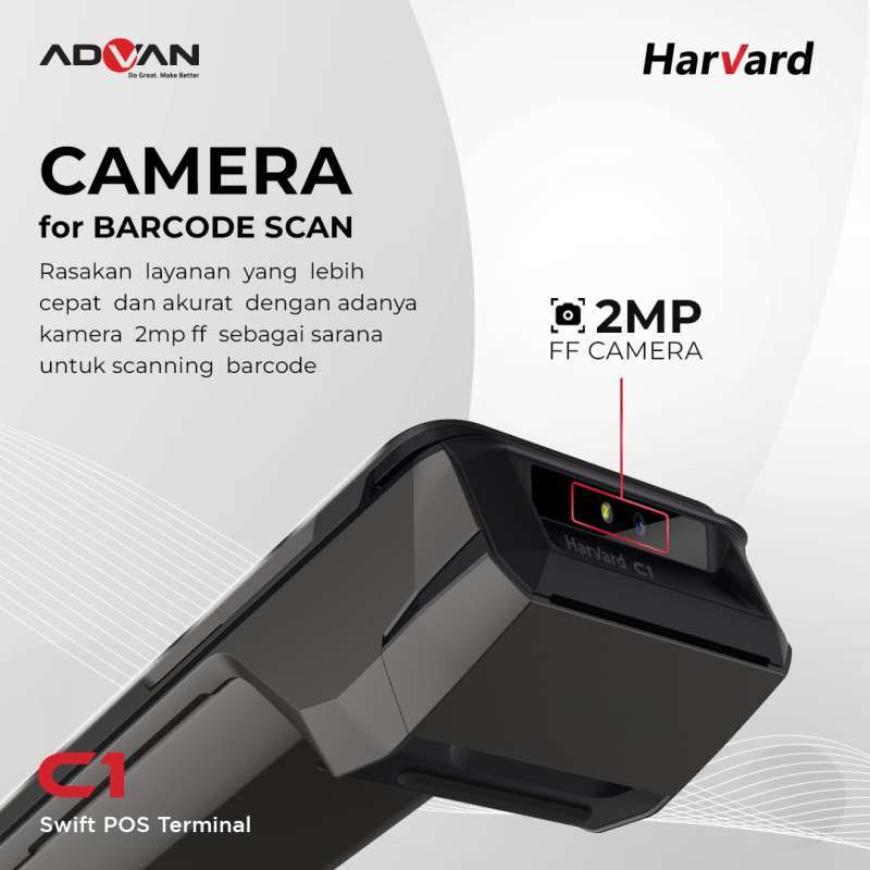 Jual Advan Harvard C1 Mobile Pos Printer Mesin Kasir Os Android 2+16gb ...