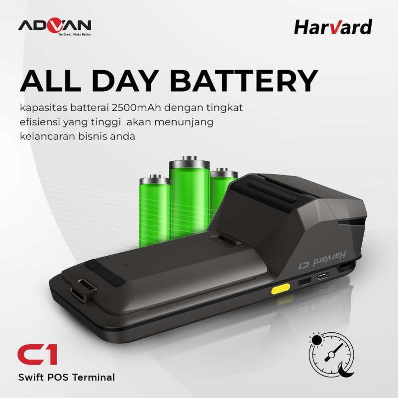 Jual Advan Harvard C1 Mobile Pos Printer Mesin Kasir Os Android 2+16gb ...