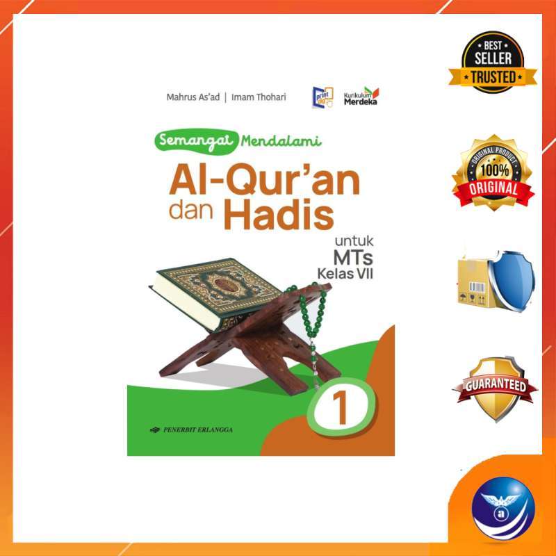 Jual Buku Pelajaran Semangat Mendalami Al-quran Dan Hadis Mts Kelas 7 Kurikulum Merdeka Di ...