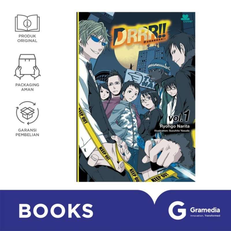 Jual Light Novel Drrr Durarara Vol. 1 (ryohgo Narita) Di Seller Hachi ...