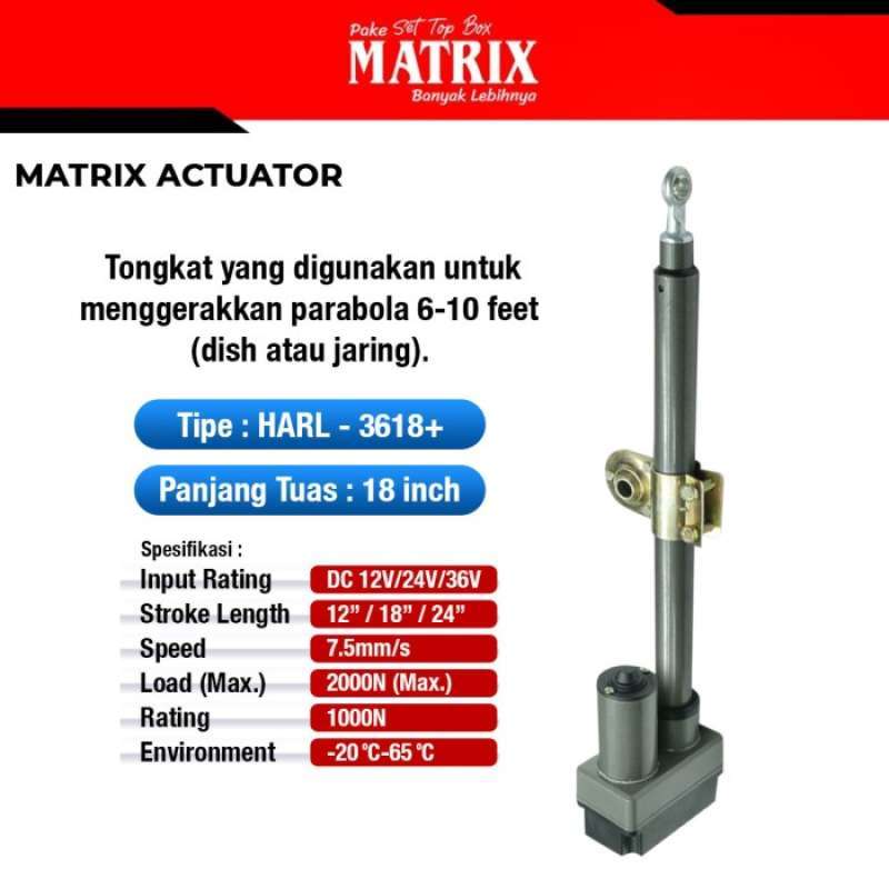 Promo Matrix Actuator Tipe Hrl -3618+ Diskon 21% Di Seller Kaniarts ...
