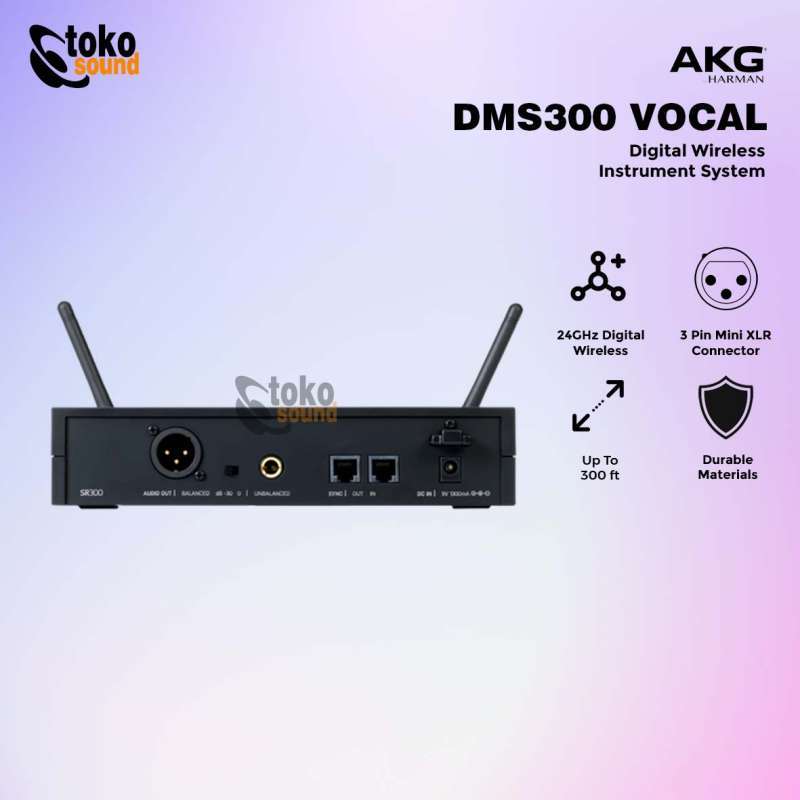 Jual Akg Dms300 Vocal Set - Digital Wireless Microphone System Di ...