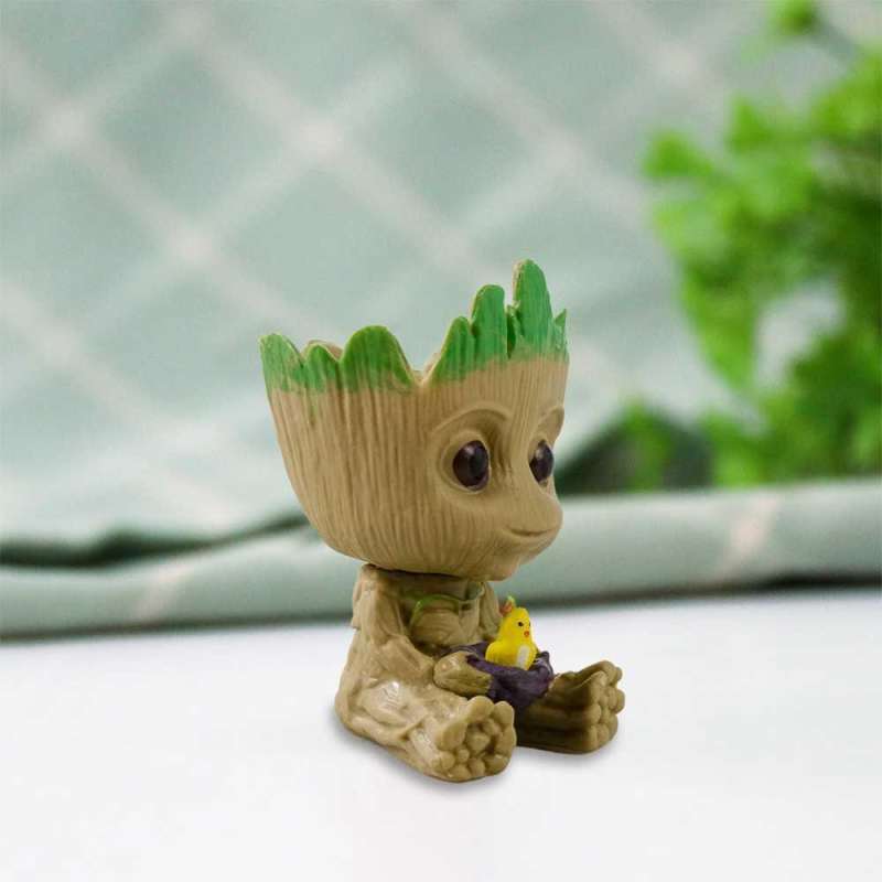 Promo Takara Tomy Groot Action Figure Marvel Holding Bird Nest 5cm Tkr5 ...