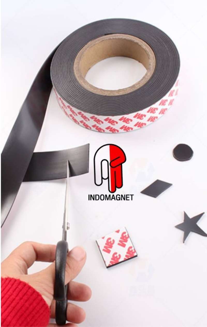 Jual Magnet Strip Lembaran Hiasan Kulkas Lem Double Tape 3m Tisu Per 1 Roll Di Seller Shin Store ...