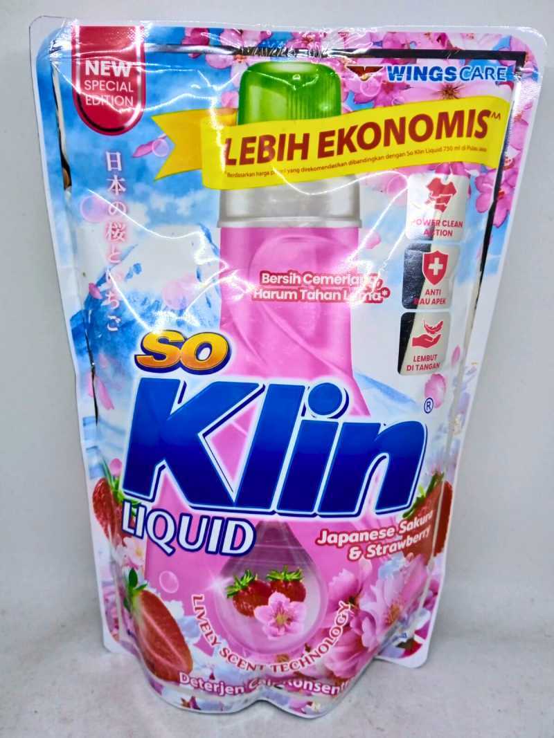 Jual Soklin Deterjen Cair 525 Ml Japanese Sakura Strawberry Di Seller Shop Badge Joy_joyfood ...