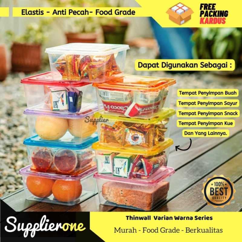 Jual Thinwall Warna / Lunch Box Plastik / Wadah Plastik / Food ...