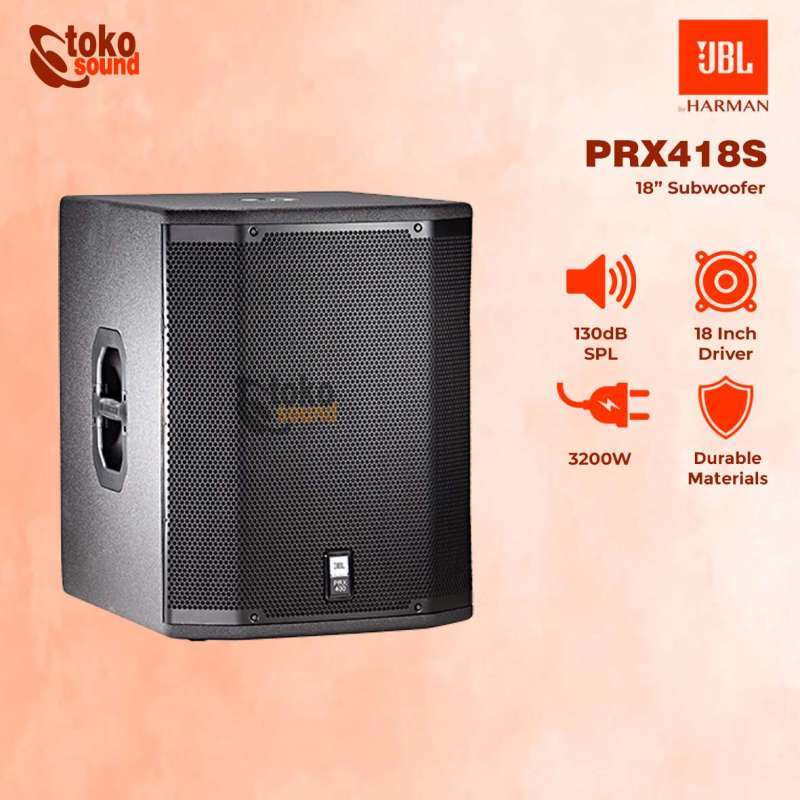 Jual Jbl Prx418s Prx 418 S - 18 Inch Compact Passive Subwoofer Di Seller Tokosound Proaudio ...