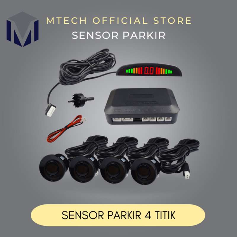 Promo Sensor Parkir Mundur 4 Titik Lengkap Lcd Indikator Sensor Parkir ...