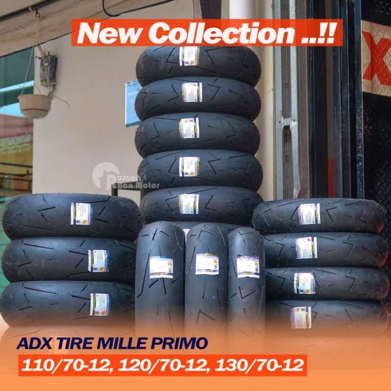 Promo Adx Tire Mille Primo 110/70-12, 120/70-12, 130/70-12 Soft ...