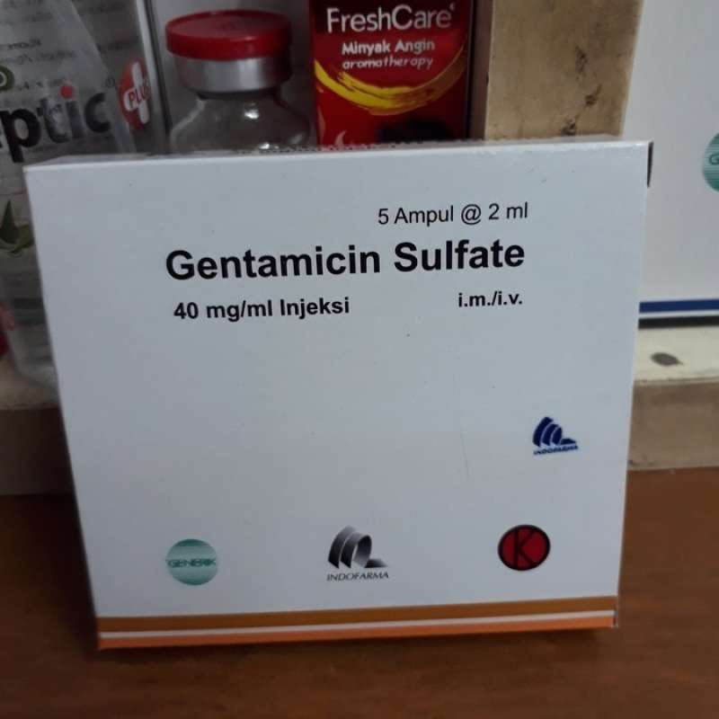 Jual Gentamicin/box.40 Injeksi Indofarma - Original Di Seller Apotik ...