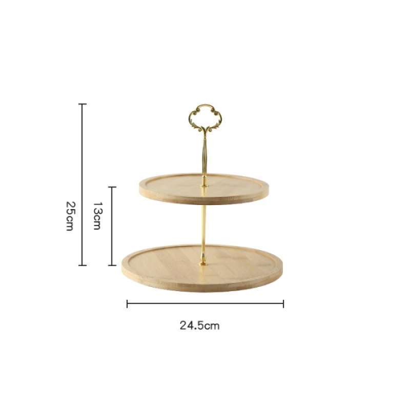 Jual Bamboo Wood Cake Tier / Tatakan Kue Susun / Tray Tatakan ...
