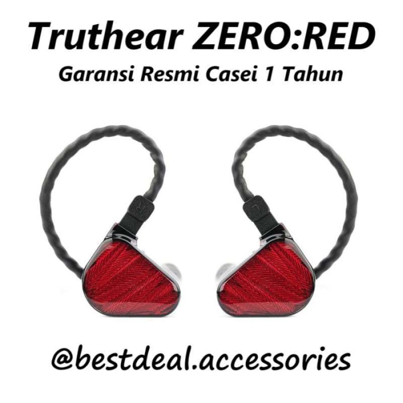 Promo Truthear X Crinacle Zero Red / Zero Dual Dynamic Driver Earphone ...