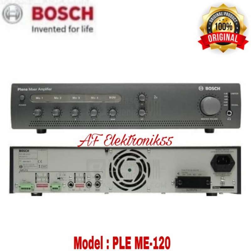 Jual Amplifier Bosch Ple Me-120 ( 120 Watt ) Original Di Seller Indah ...