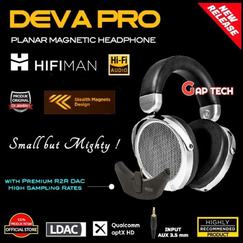 Promo Hifiman Deva Pro Open Back Planar Magnetic Headphone With R2r Dac Diskon 23% Di Seller ...