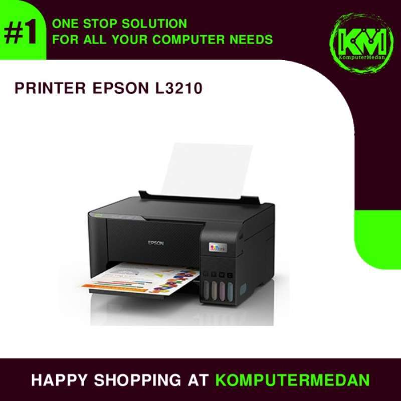 Jual Printer Epson Ecotank L3210 A4 All-in-one Ink Tank Printer Di Seller Komputermedan Official ...