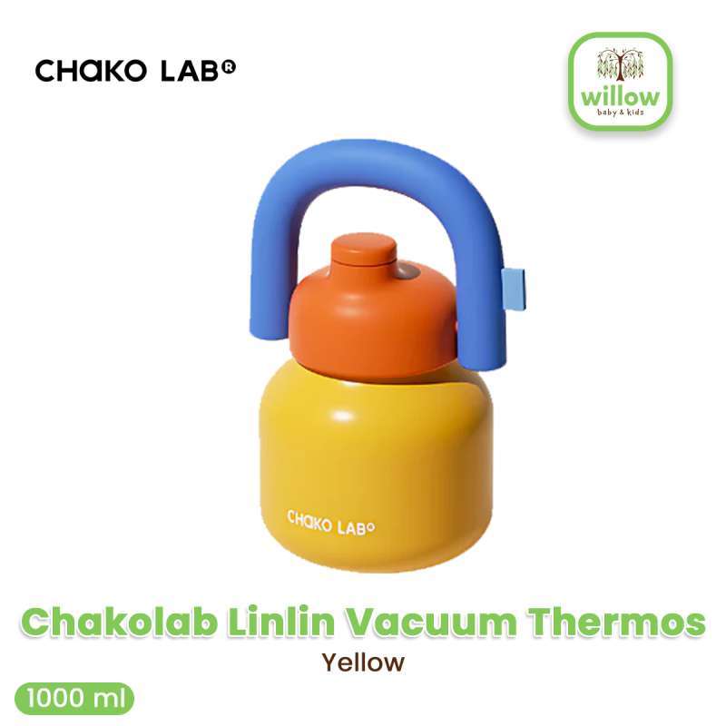 Jual Botol Minum - Chako Lab Linlin Vacuum Thermos 1000ml - Yellow Di Seller Willow Baby Shop ...