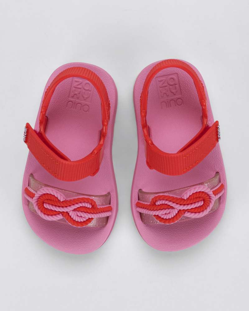 Jual Zaxynina Fw24 Navy Sand Baby Cherry Red Sandal Anak Perempuan ...