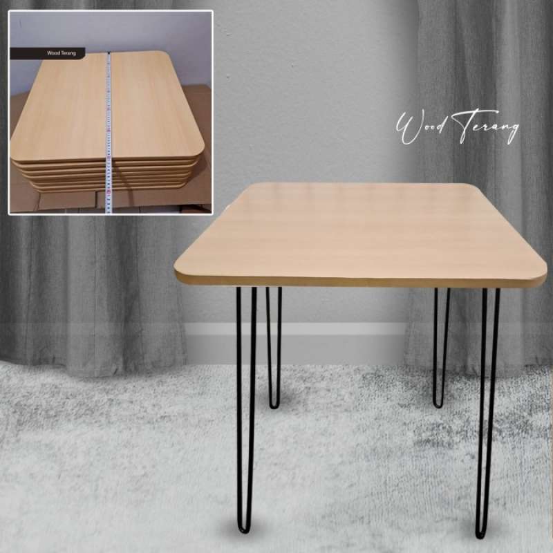 Jual Meja Cafe Minimalis Meja Kafe Persegi Kotak Diameter 60cm Tinggi ...