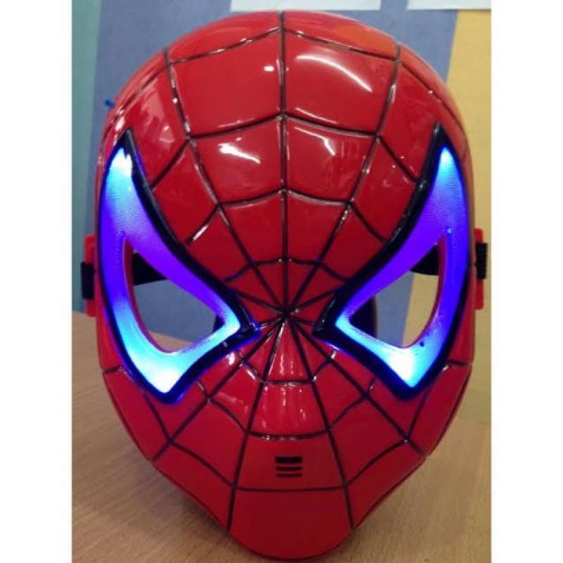 Jual Mainan Topeng Avengers Led Bisa Menyala - Spiderman Hulk Ironman ...