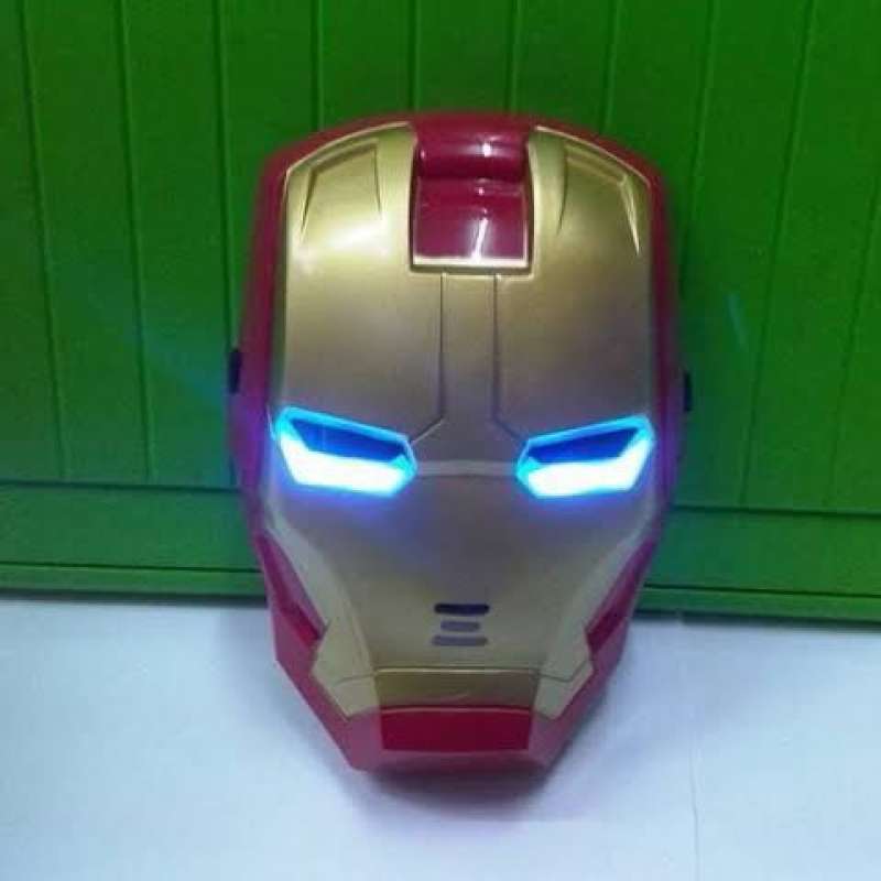 Jual Mainan Topeng Avengers Led Bisa Menyala - Spiderman Hulk Ironman ...