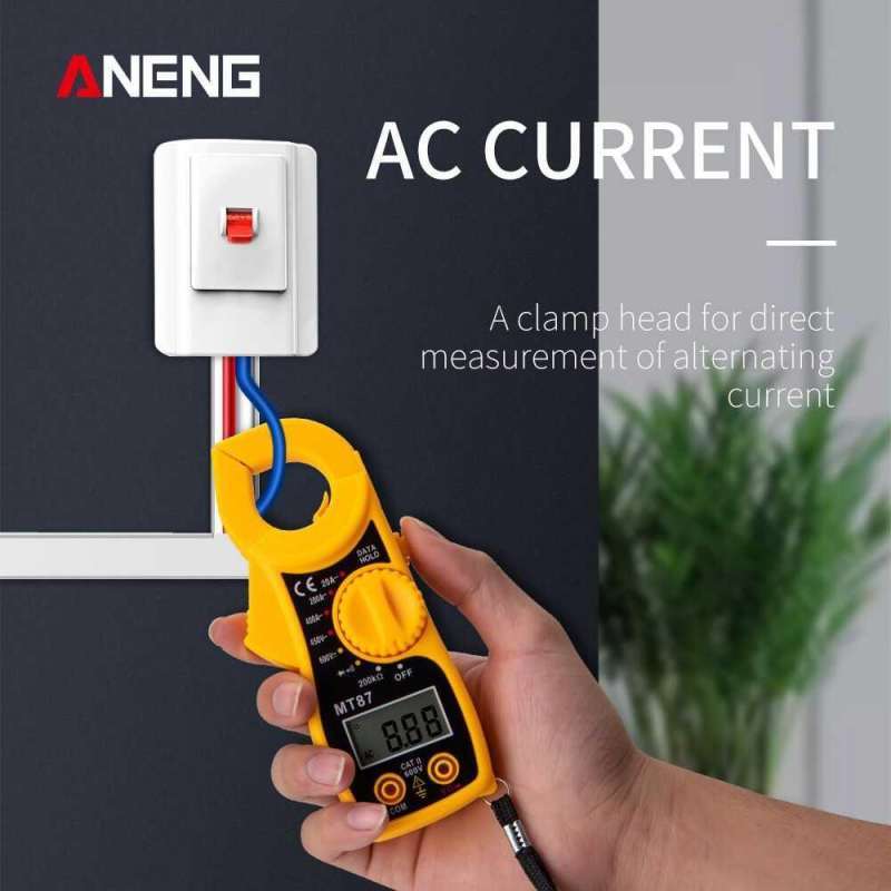 Jual Digital Multimeter Voltage Tester Clamp Mt87 Tespen Listrik Alat ...