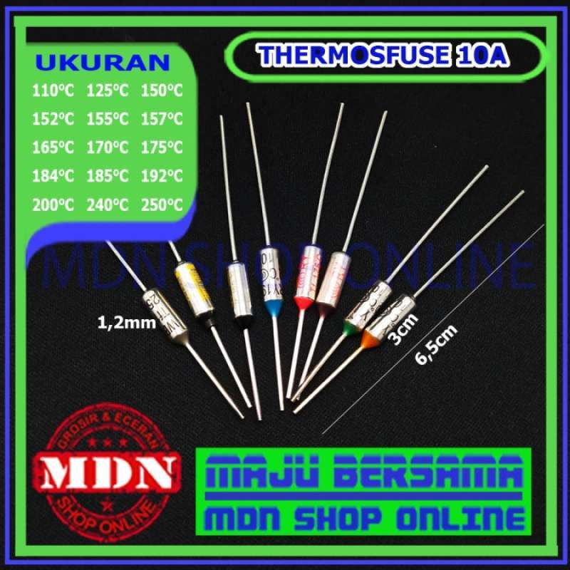Jual Thermofuse 10a Fuse Magic Com Thermal Termofuse 10a 250v - 125â„ƒ ...