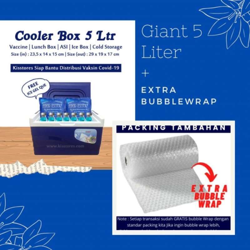 Promo Cooler Box Asi Kecil Giant Kapasitas 5 Liter/bukan Merk Puku ...