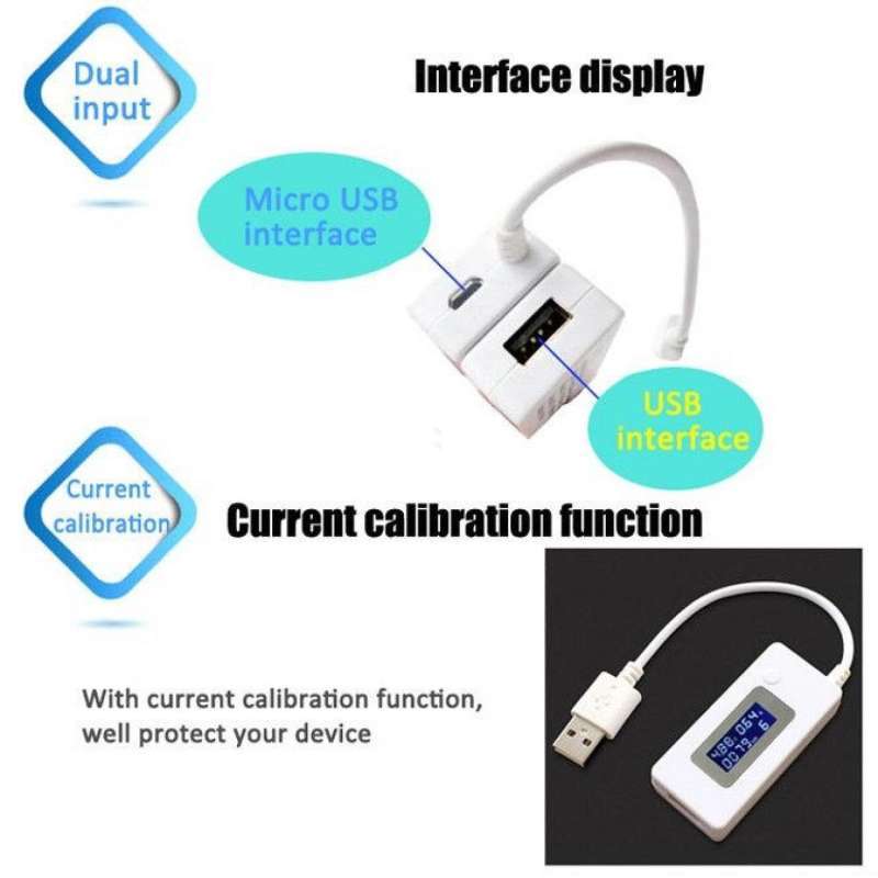 Jual Kcx Kabel Usb Tester Voltase Dan Ampere Power Bank Kcx-017 Tespen ...