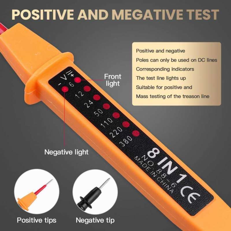 Jual Mayitr Tester Listrik Pen Ac Dc Voltage Meter Detector 6-380v A308 ...